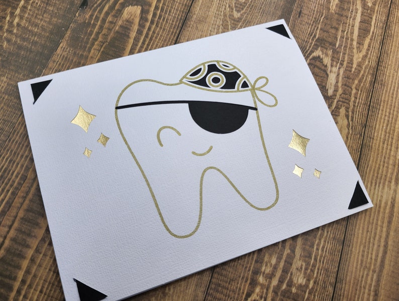 Tooth Card Tooth Fairy Card Greeting Card - Etsy