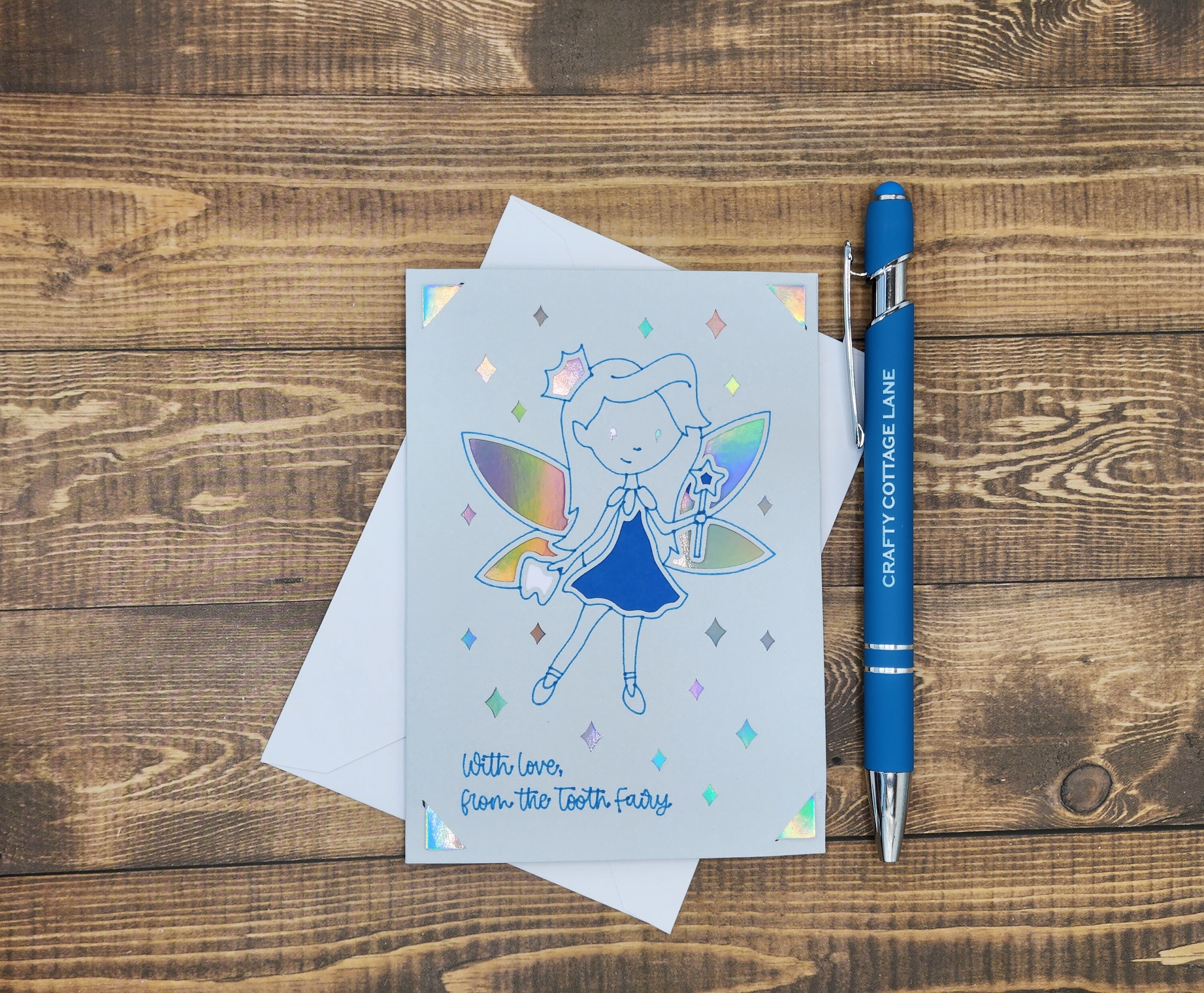 Mini Tooth Fairy Card, Greeting Card - Etsy