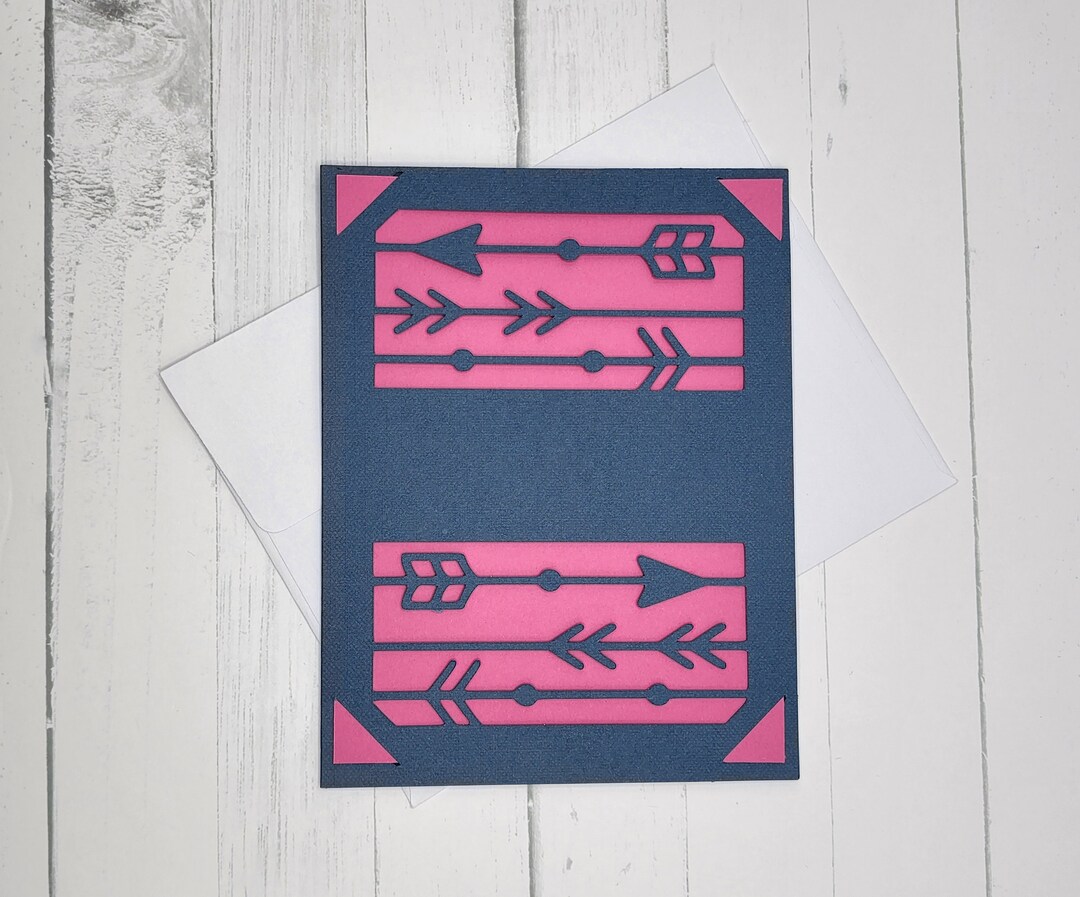 Arrow Card, Greeting Card - Etsy