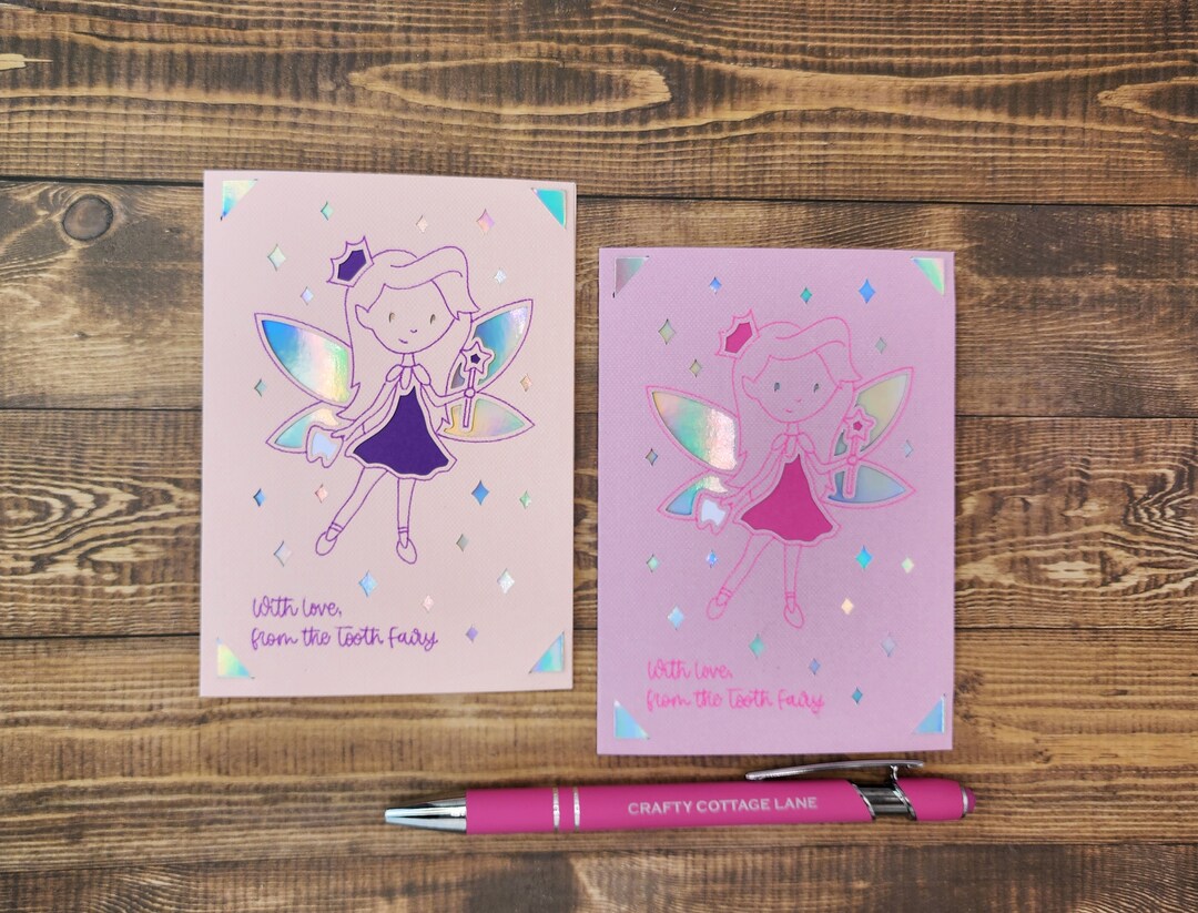 Mini Tooth Fairy Card, Greeting Card - Etsy