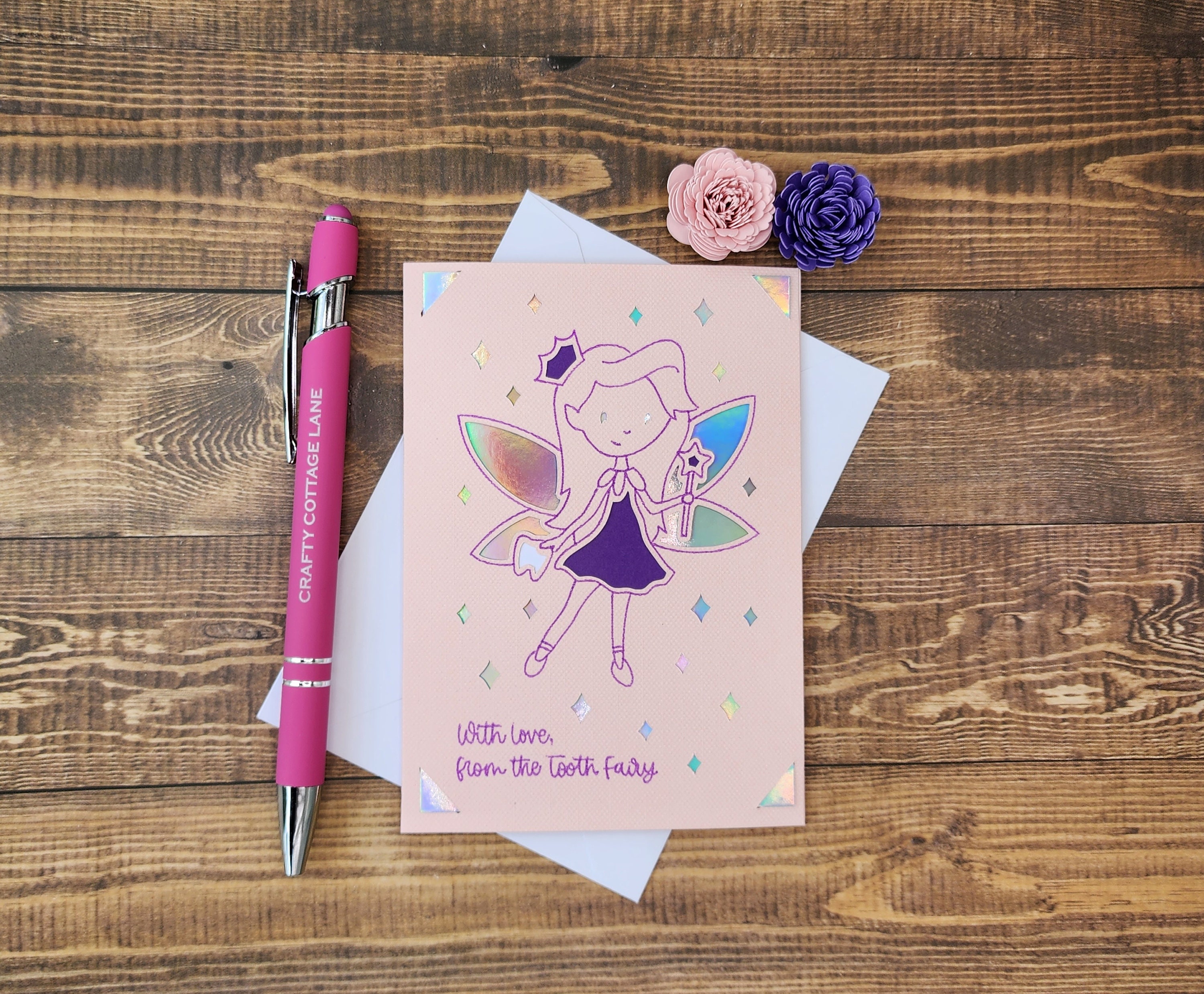 Mini Tooth Fairy Card, Greeting Card - Etsy