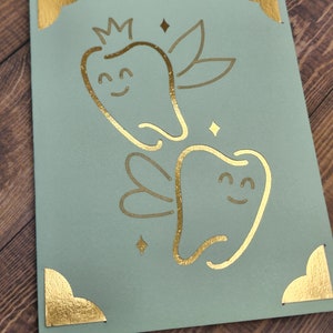 Tooth Card, Tooth Fairy Card, Greeting Card - Etsy