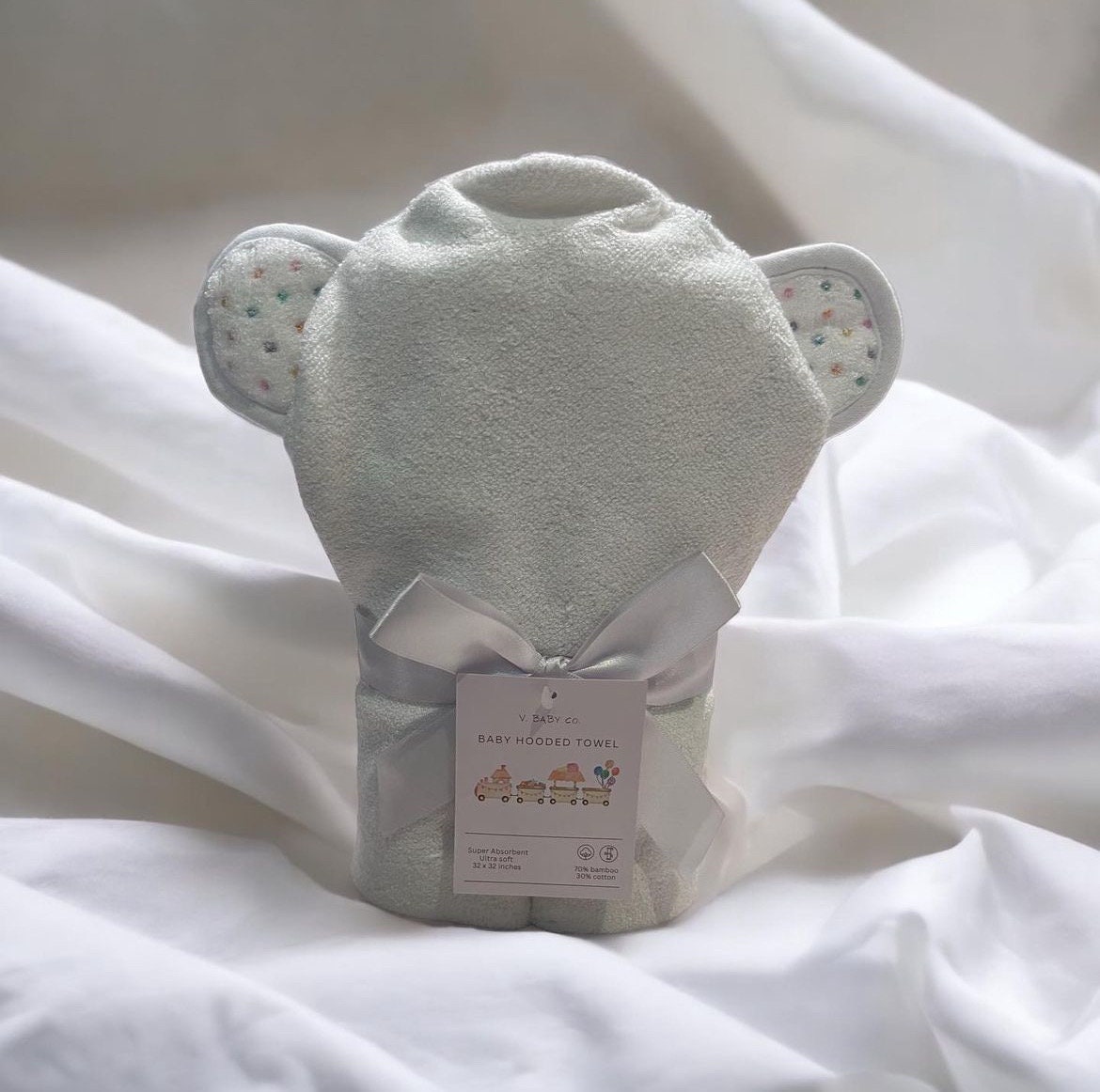 Personalized Organic Cotton & Bamboo Hooded Baby Bath Towel. - Etsy