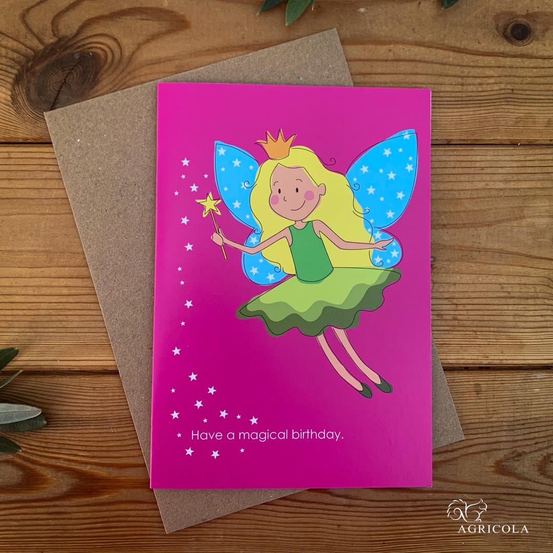Have a Magical Birthday / Fairy Princess Birthday Card / Magical ...