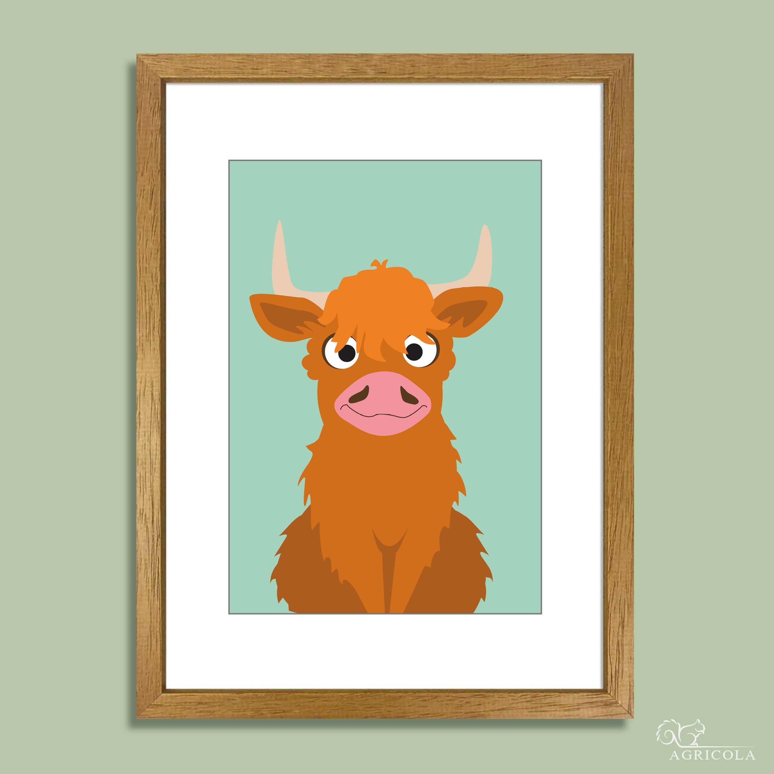Rare Breed Shetland Cow A5 Fine Art Print - Etsy