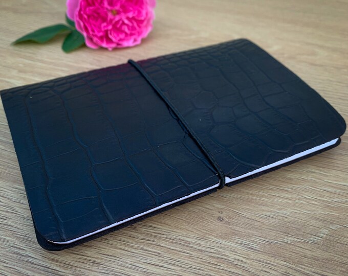 Personalised Leather A6 Note Book Cover - Etsy