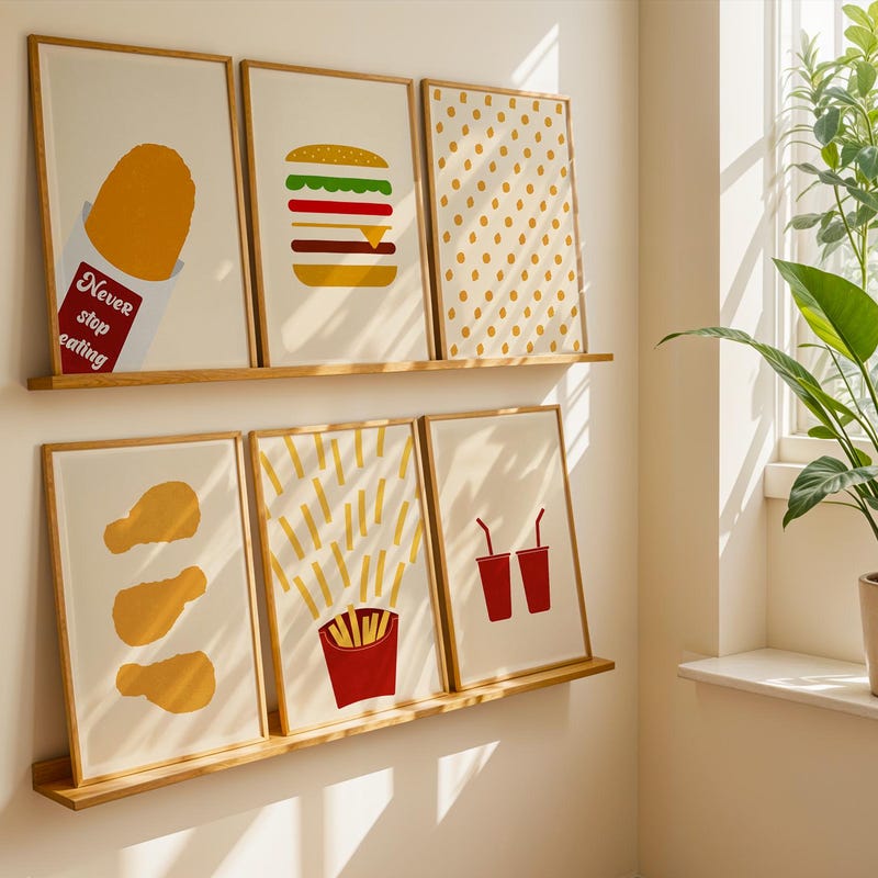 Mcdonalds Poster - Etsy UK
