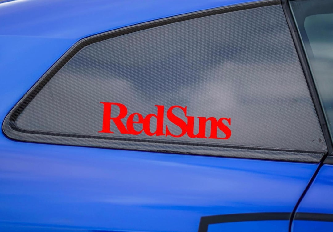 Akagi Redsuns Initial D 11-inch Vinyl Sticker - Rx7 FC/FD JDM Decal - Etsy