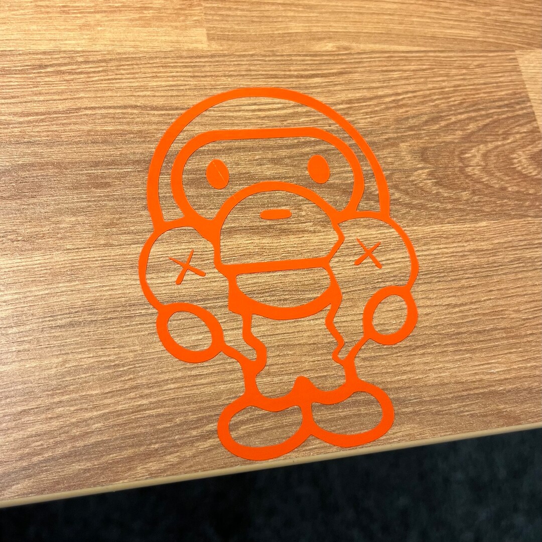 Baby Milo Heartbreak Bape Vinyl Decal - Etsy