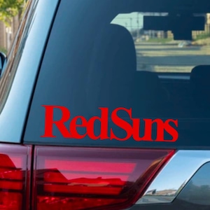 Akagi Redsuns Initial D 11-inch Vinyl Sticker - Rx7 FC/FD JDM Decal - Etsy