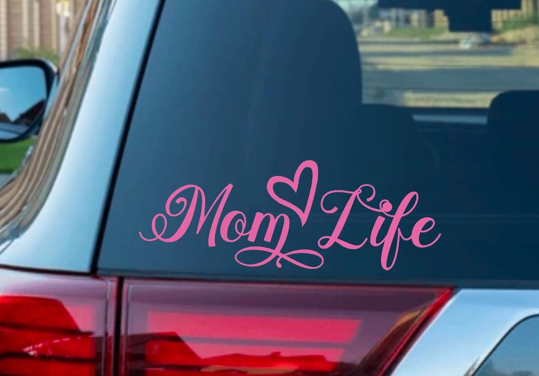 Mom Life Vinyl Decal, Mom Life Sticker for Car Window, Laptop - Etsy