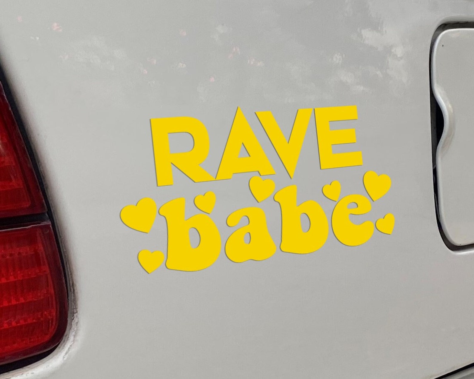 Rave Babe Decal EDM Sticker Car Window Laptop Water - Etsy