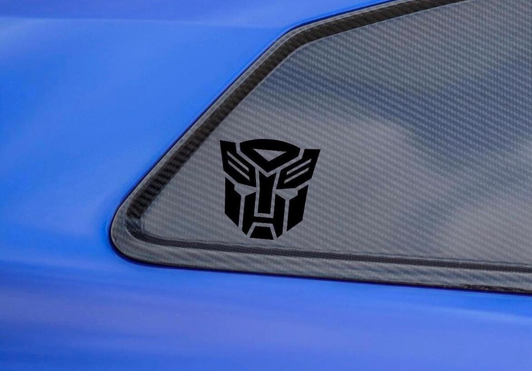 Transformers Logo Vinyl Decal: Car Window Sticker - Etsy