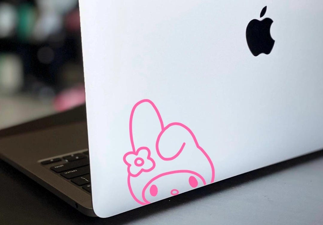 My Melody Flipping off Vinyl Decal - Cute Funny Sanrio Character ...