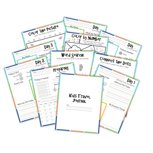 Printable Kids Travel Journal Adventure Journal for Kids - Etsy