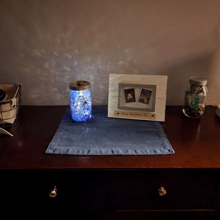 Glitter Sparkle Jar With LED Lights - Alternate Colors - Etsy