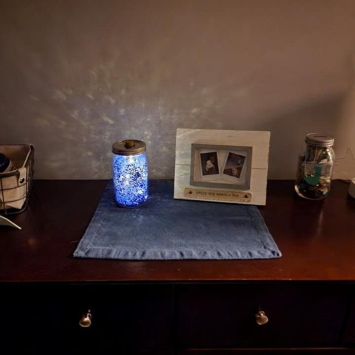 Glitter Sparkle Jar With LED Lights - Basic Colors - Etsy