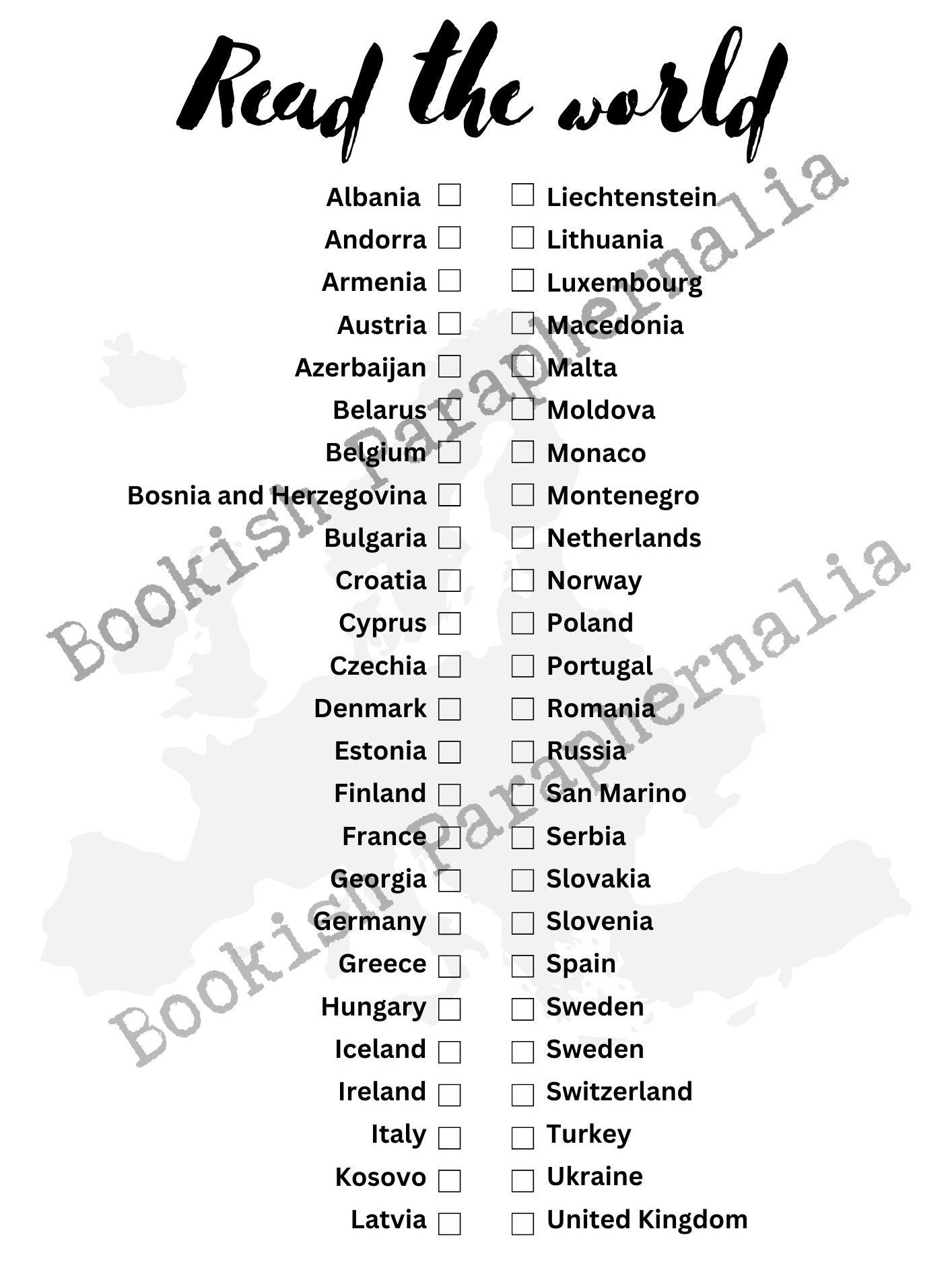 Read the World Reading Challenge | Read From Every Country in the World ...