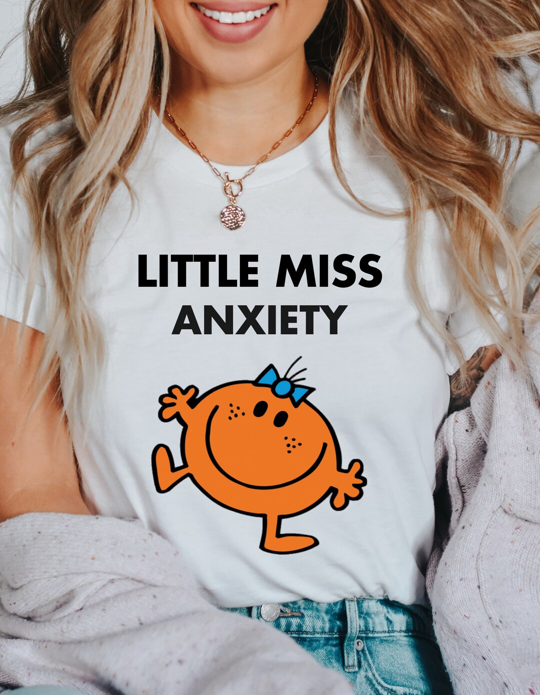Little Miss Anxiety Shirt Mental Health Shirt Neurodiversity Shirt ...