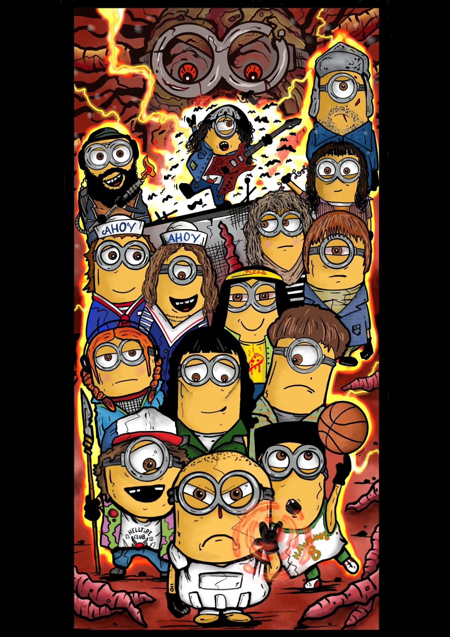 American Gothic Parody Minions