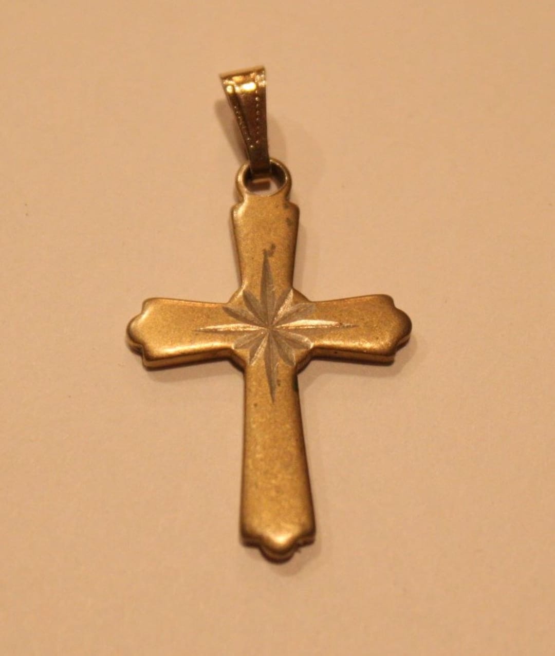 Vintage Sarah Coventry Cross Pendant - Etsy