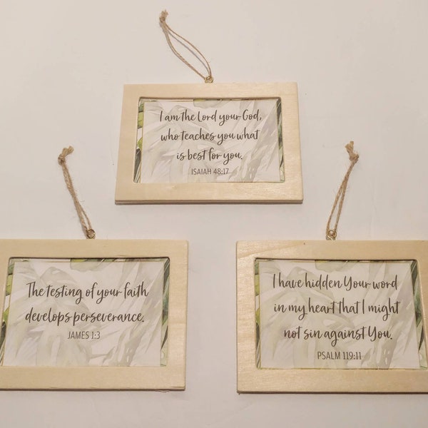 Wooden Scripture - Etsy