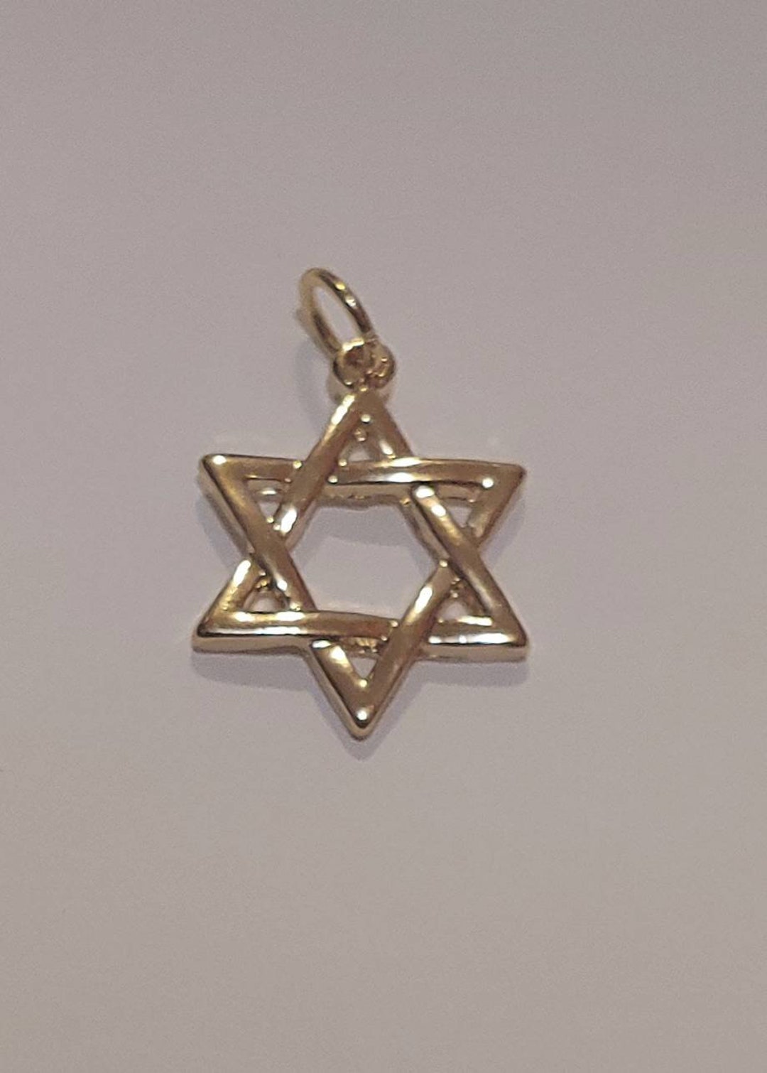 STAR OF DAVID Metal Pendant/charms - Available in Silver or Gold - Etsy
