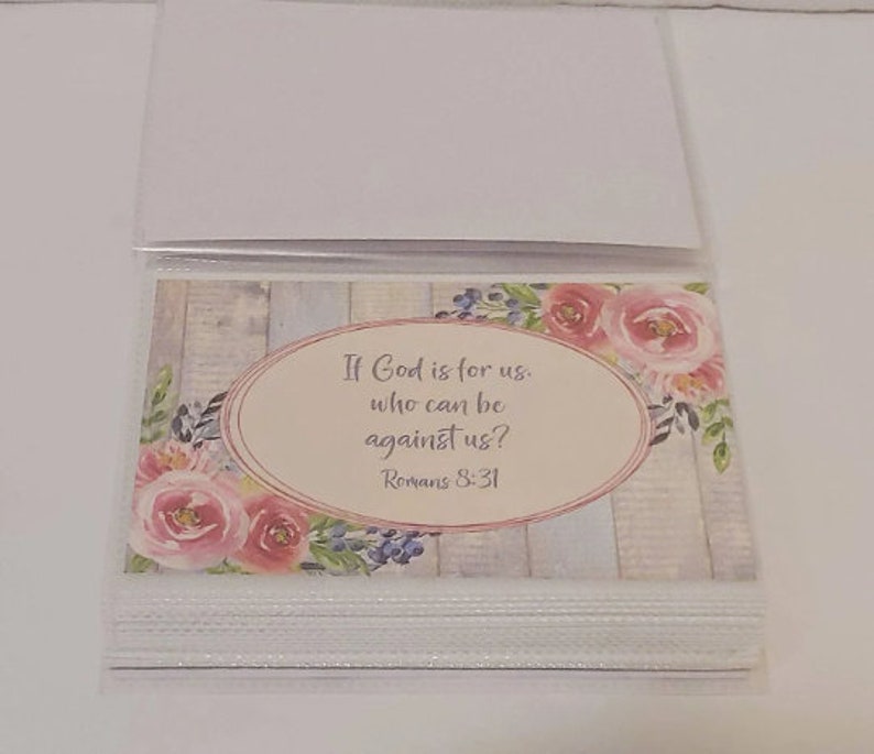 PRAYER CARDS ALBUM W/ Note Taking Pages Features 20 Scriptures ...