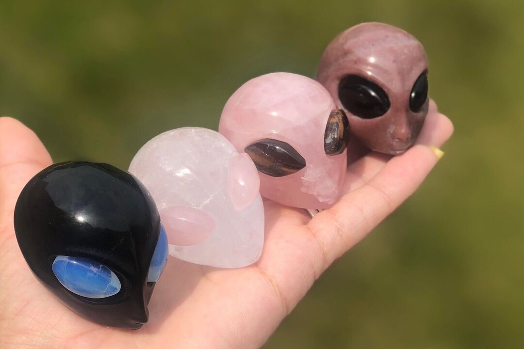SMALL ALIEN HEADS - Etsy