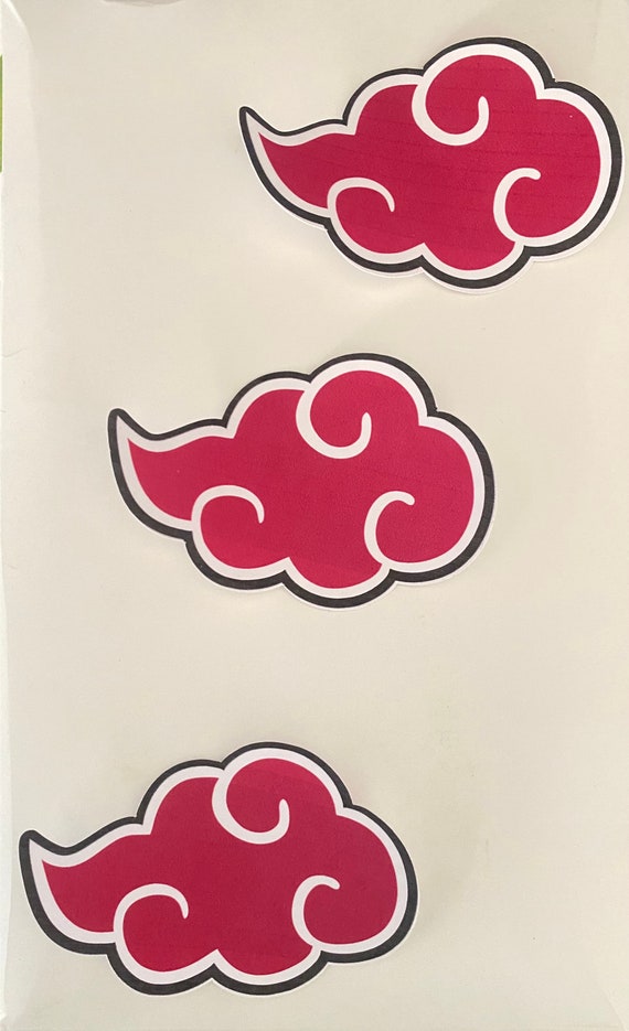 Akatsuki Cloud Sticker - Etsy