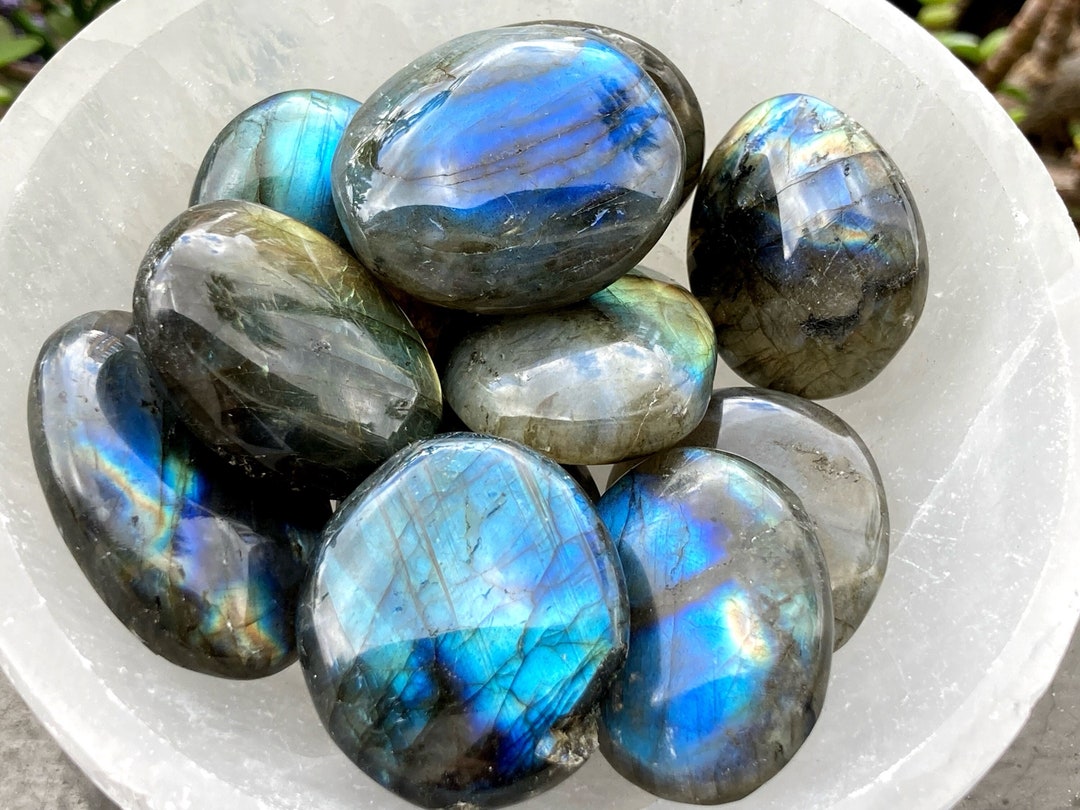 Labradorite Tumble Stone Bright Flash. Ethically and Faire Trade ...