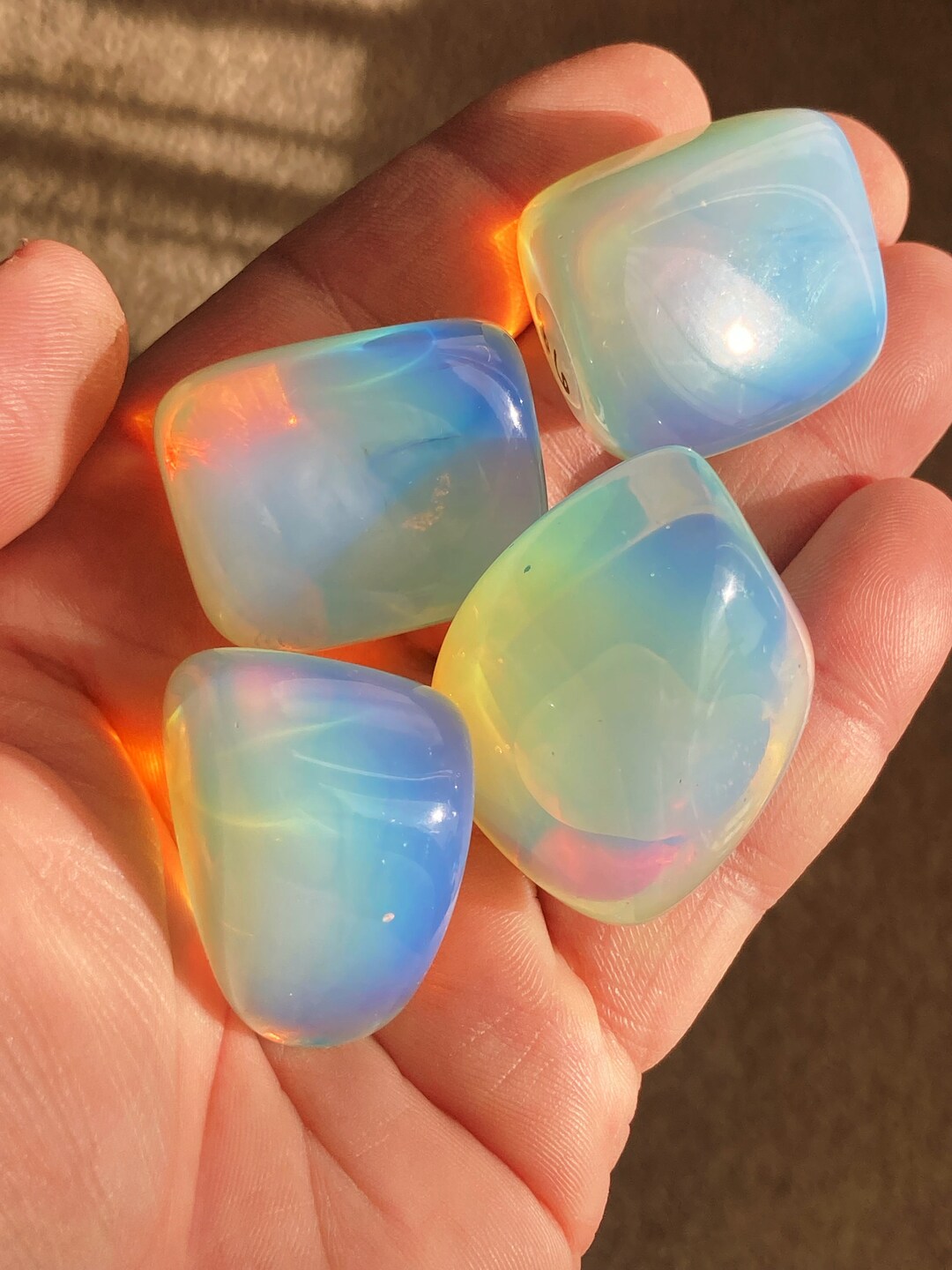 Opalite Tumbled Stone. Ethically and Faire Trade Sourced From Brazil. Crystal Healing. - Etsy