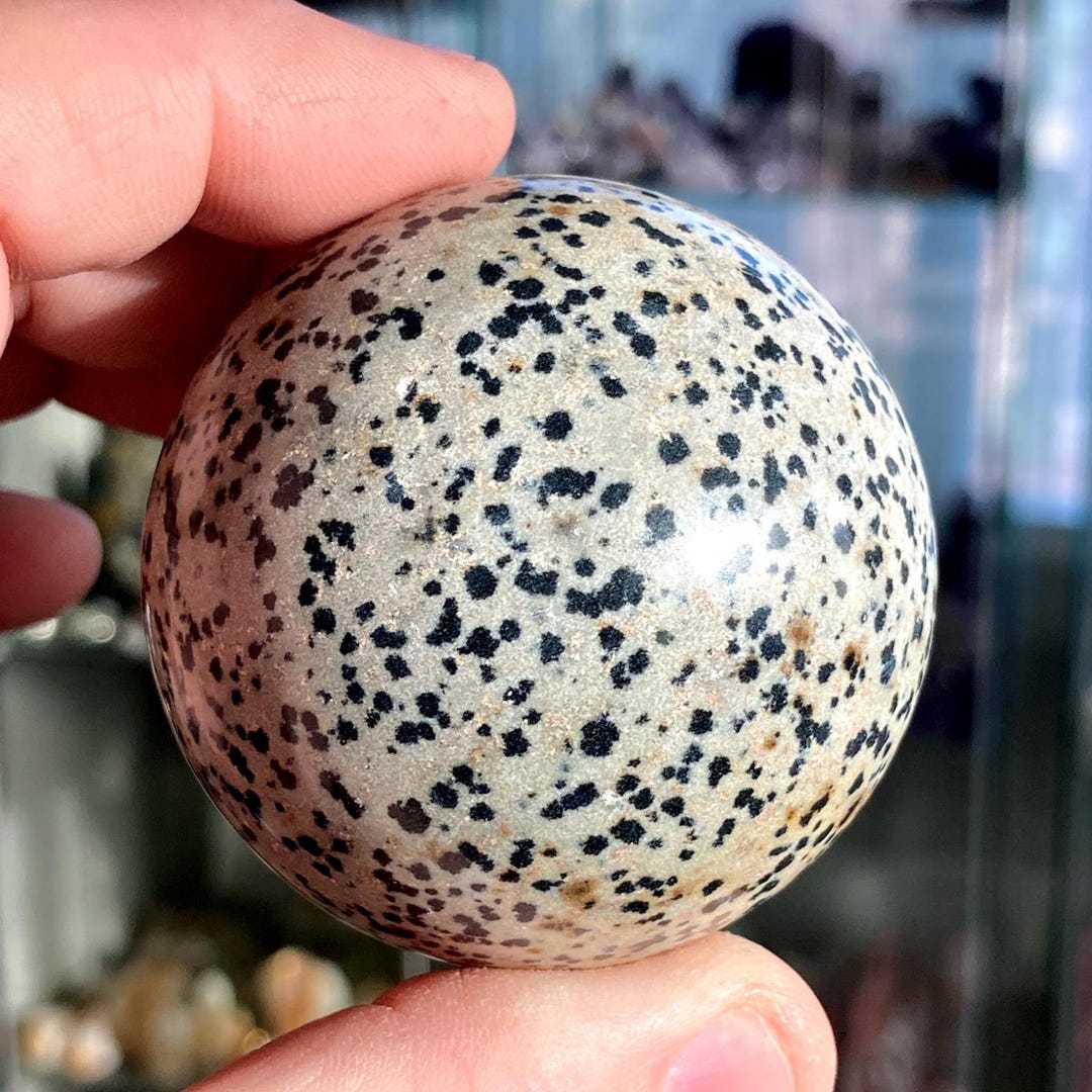Natural Dalmatian Jasper Sphere. Ethically and Faire Trade Sourced ...