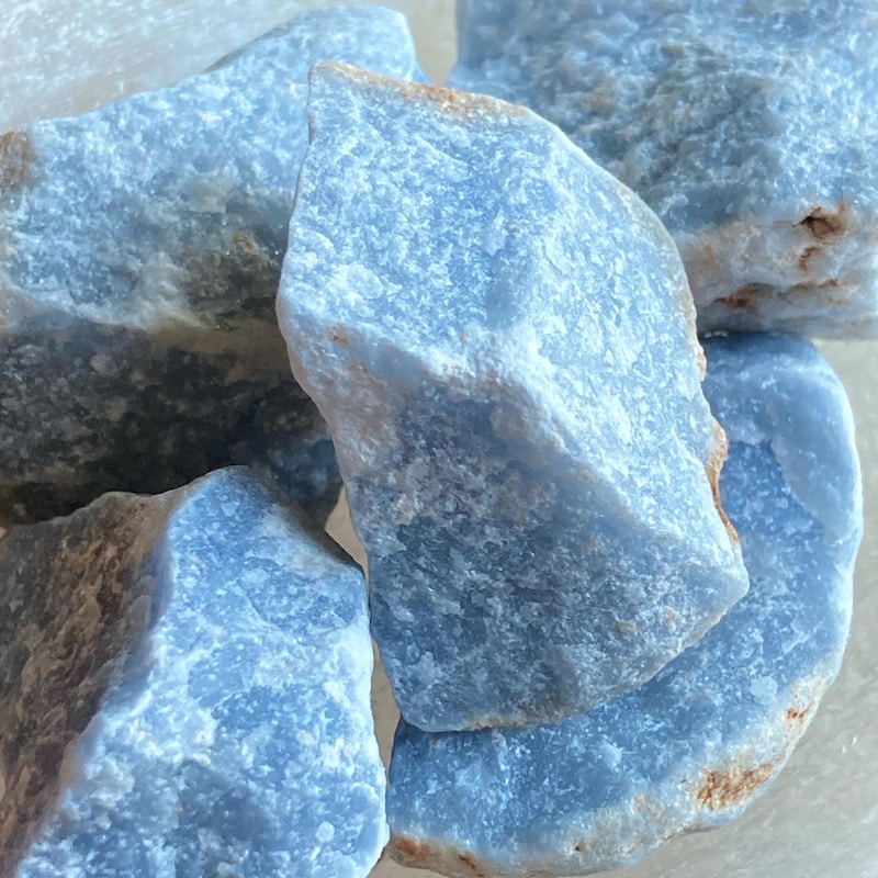 Angelite Crystal - Etsy