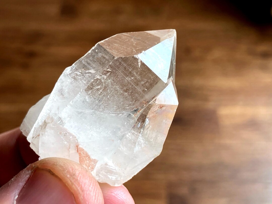 Pink Himalayan Samadhi Elestial Quartz Point From India. Ethically and ...