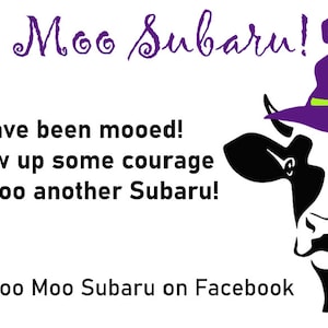 MOO MOO SUBARU Tags - Etsy