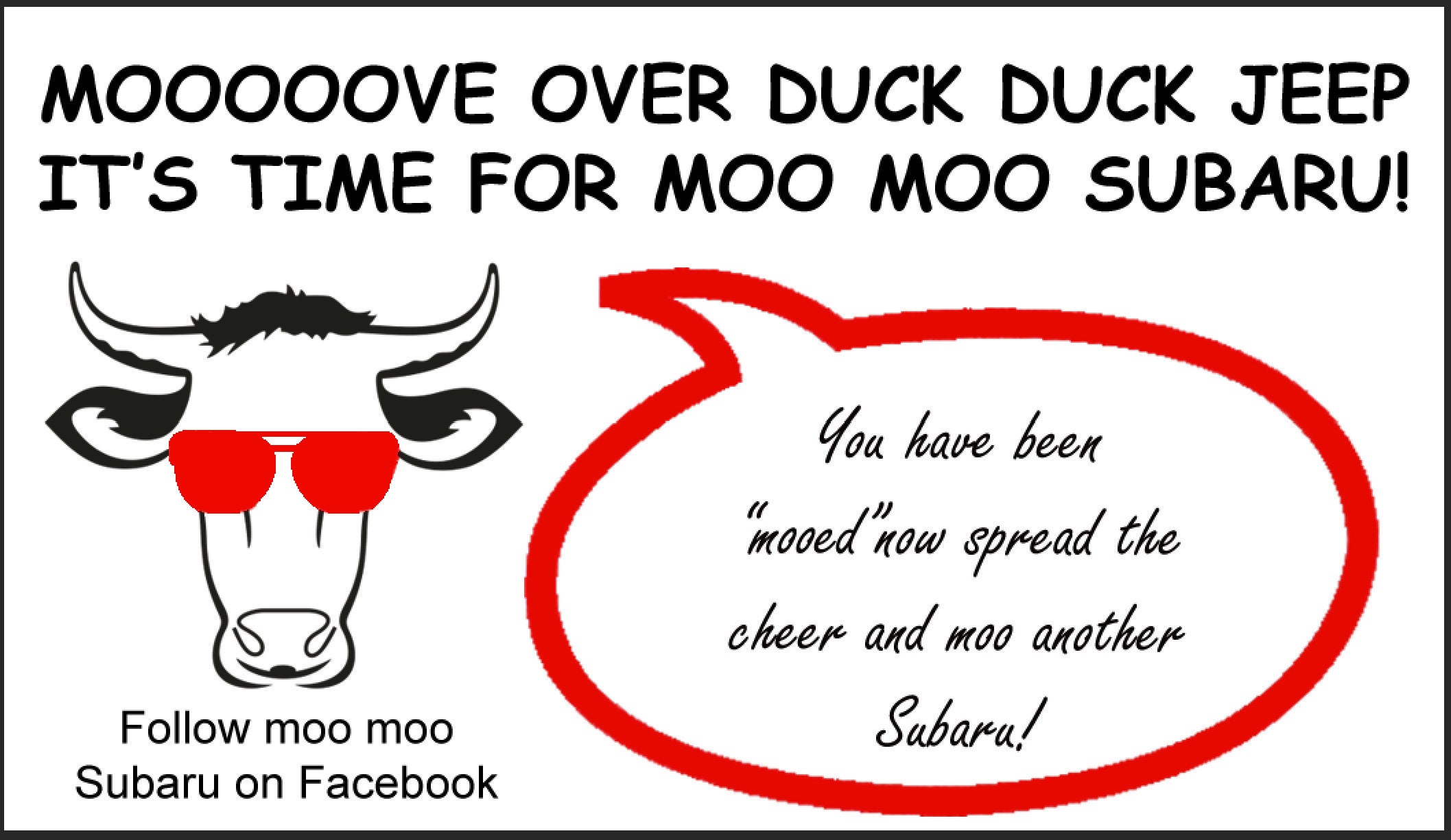 MOO MOO SUBARU Tags - Etsy