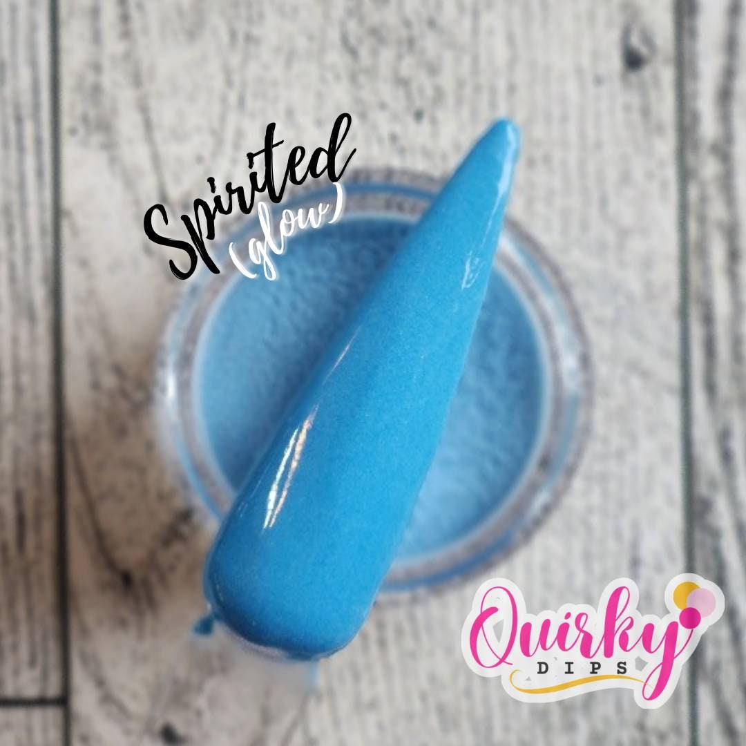 Spirited Dip Powder - Glow Dip Powder, Blue Dip Powder, Acrylic Dip ...