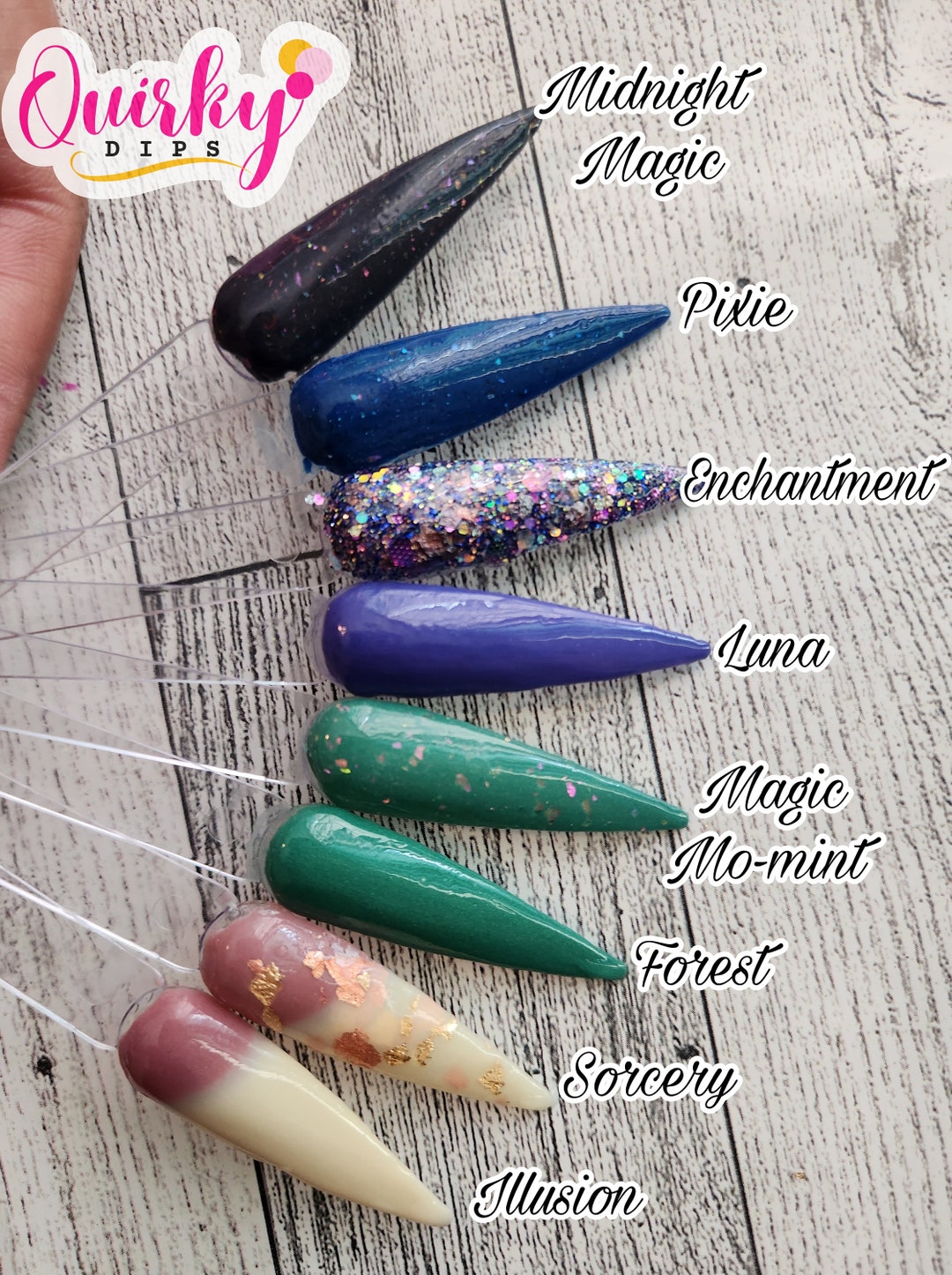 Magic Spell Collection Dip Powder - Acrylic Dip Powder, Nail Dip Powder ...