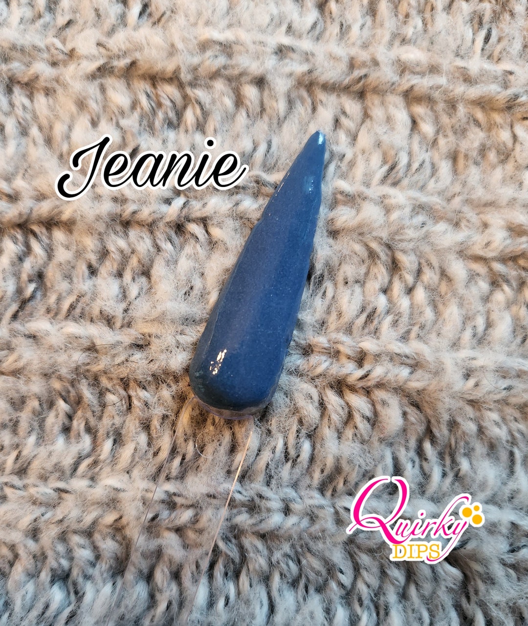 Jeanie Dip Powder - Blue Dip Powder, Acrylic Dip Powder, Nail Dip ...