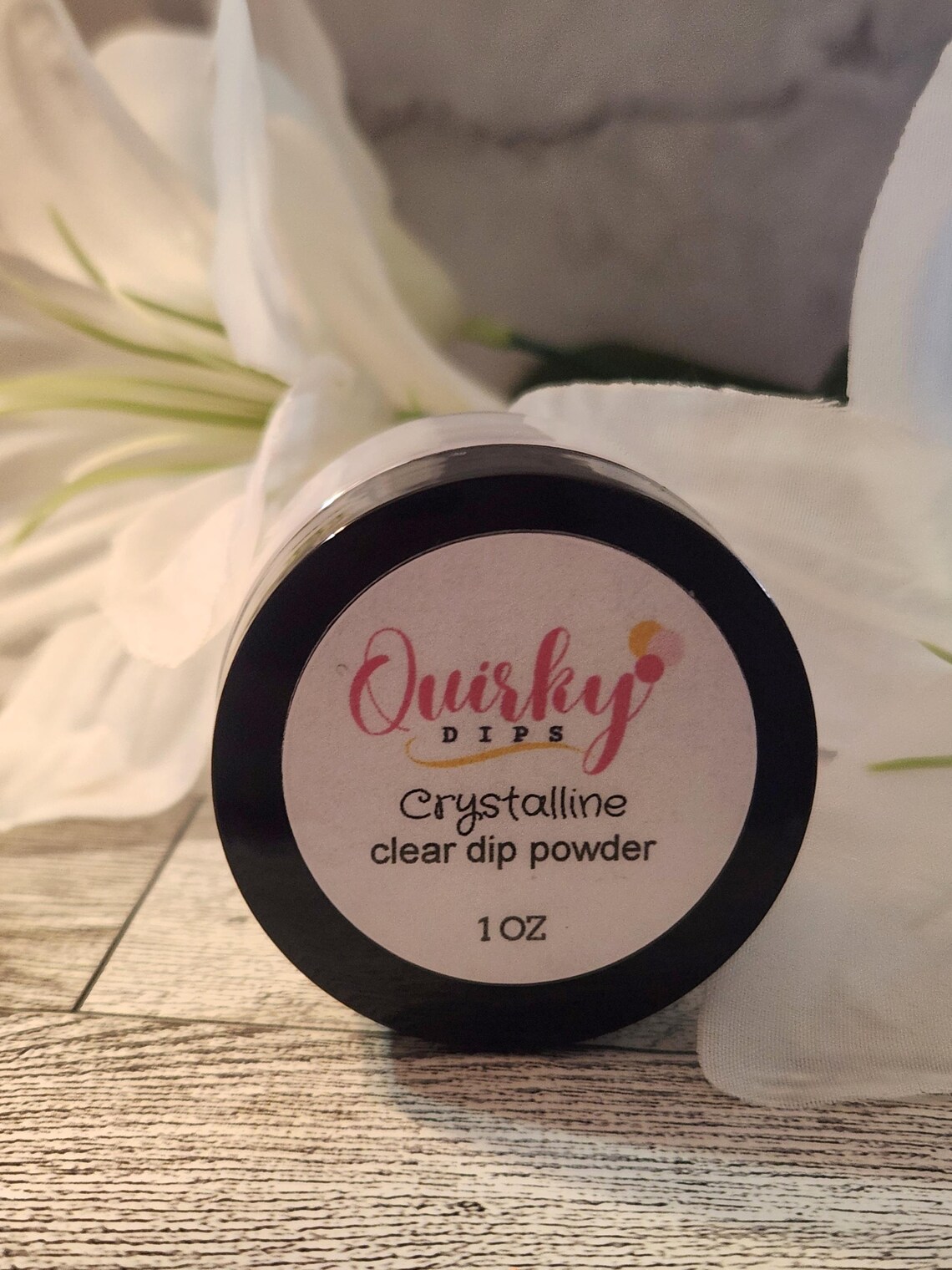Crystalline Clear Dip Powder - Quirky Dips Clear Powder, DIY Nails ...