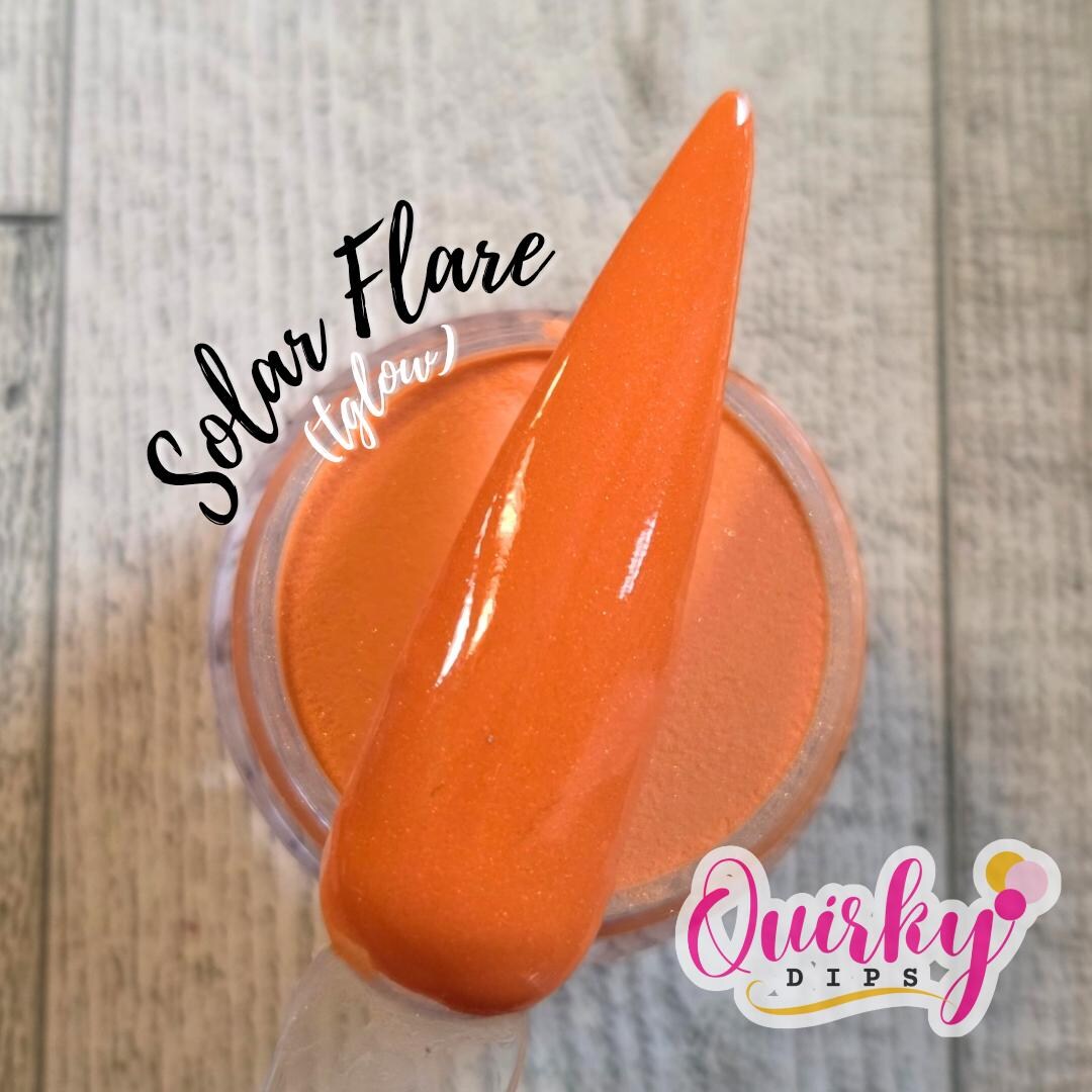 Solar Flare - Orange Glow Dip Powder, Quirky Dips, Autumn Dip Powder ...