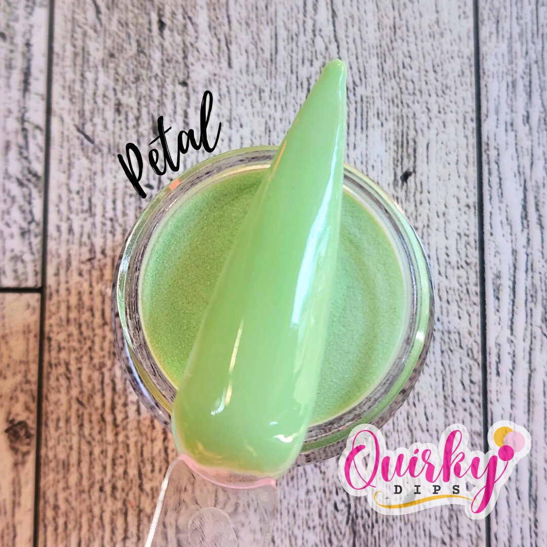 Petal Dip Powder - Pastel Green Dip Powder, Acrylic Dip Powder, Nail ...