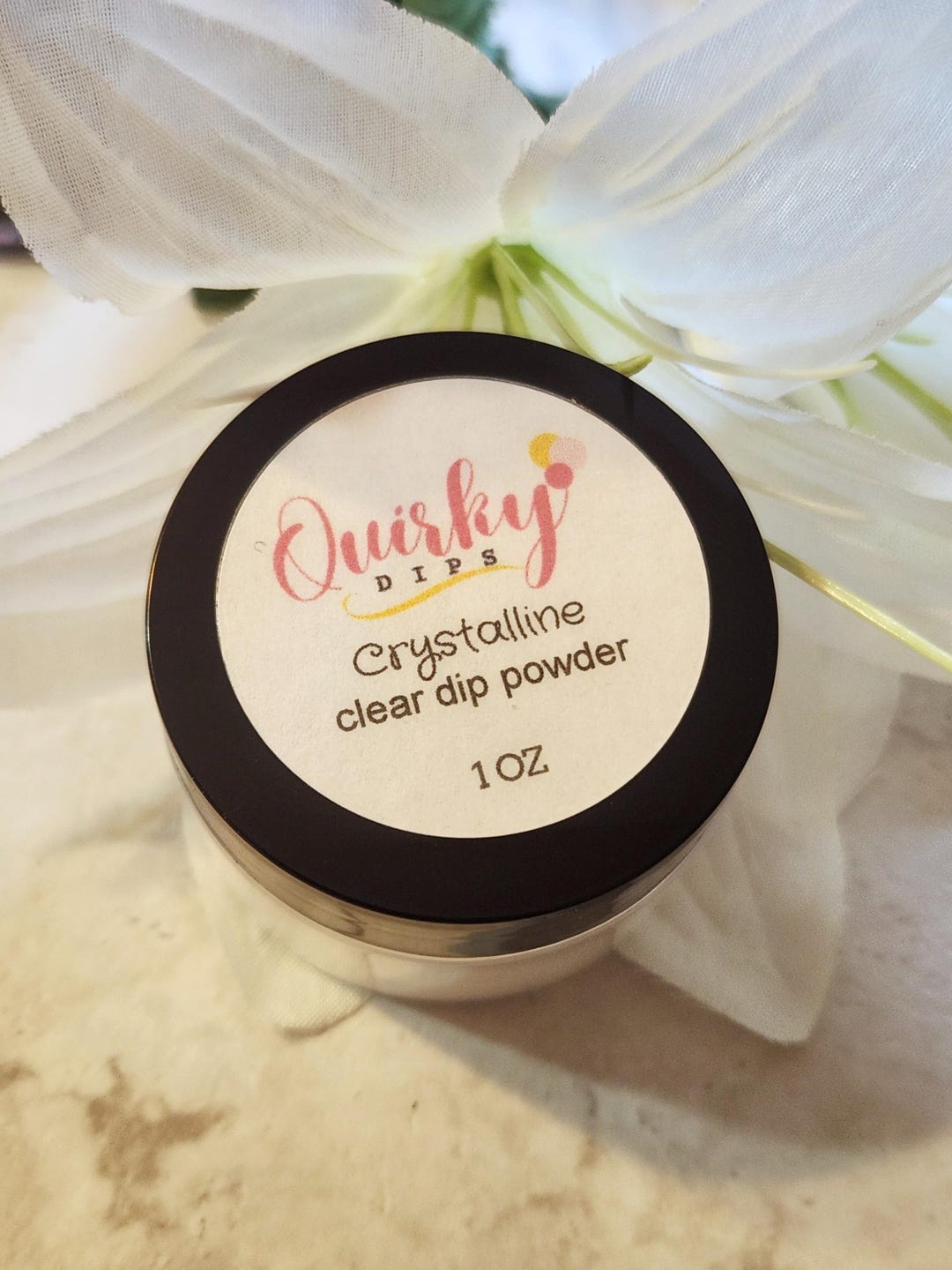 Crystalline Clear Dip Powder - Quirky Dips Clear Powder, DIY Nails ...