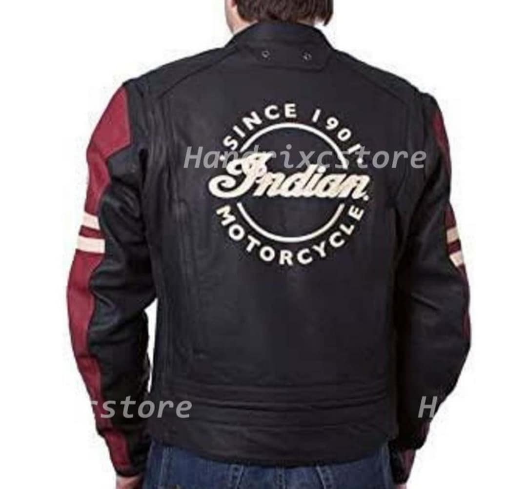 Indian Motorcycle Leather Jacket, Indian Mens Jacket, Motorcycle Jacket ...