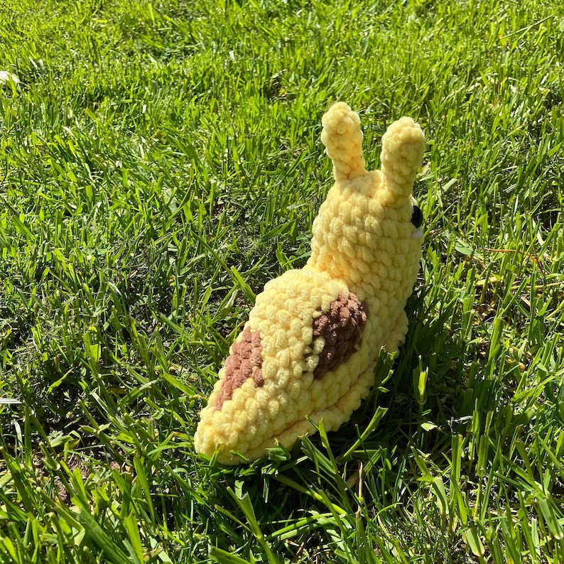 Basil the Banana Slug Crochet Pattern Beginner Crochet - Etsy