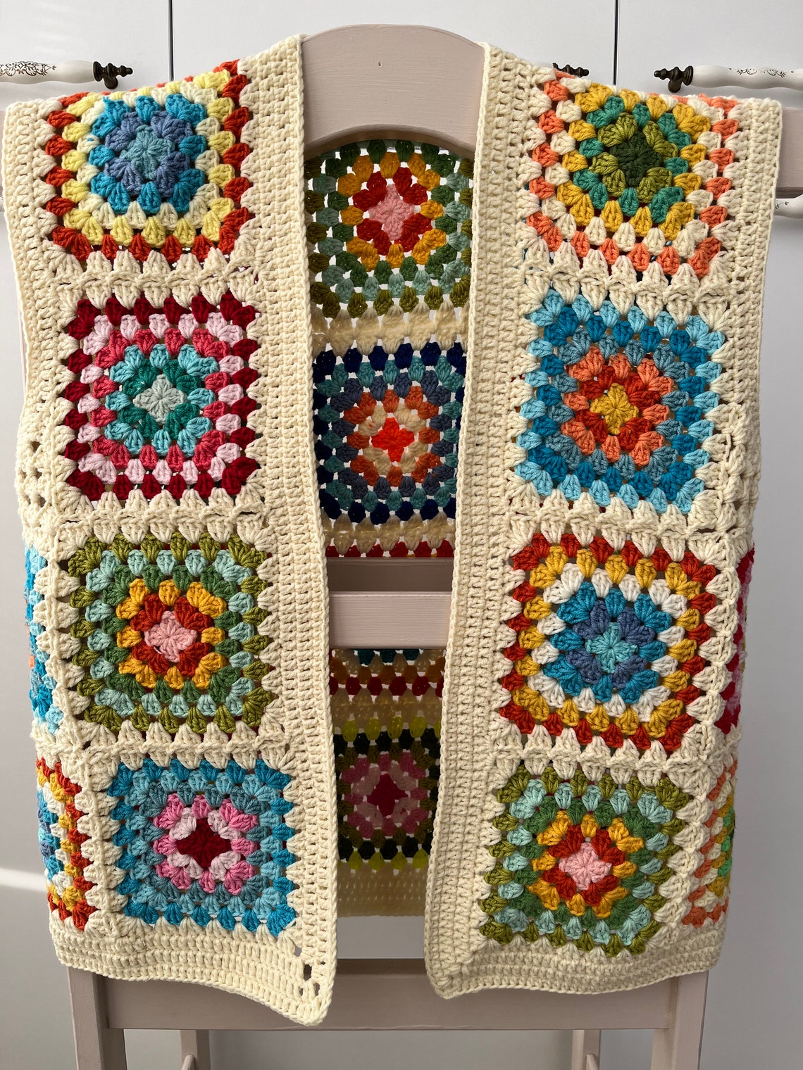 Woman Vest Colorfull Vest Patchwork Vest Afgan Vest Woman - Etsy