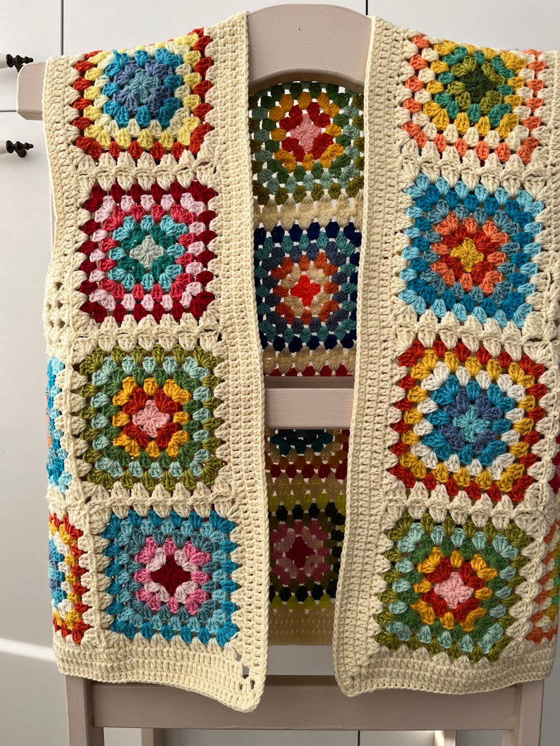 Woman Vest, Colorfull Vest, Patchwork Vest, Afgan Vest, Woman Vest ...