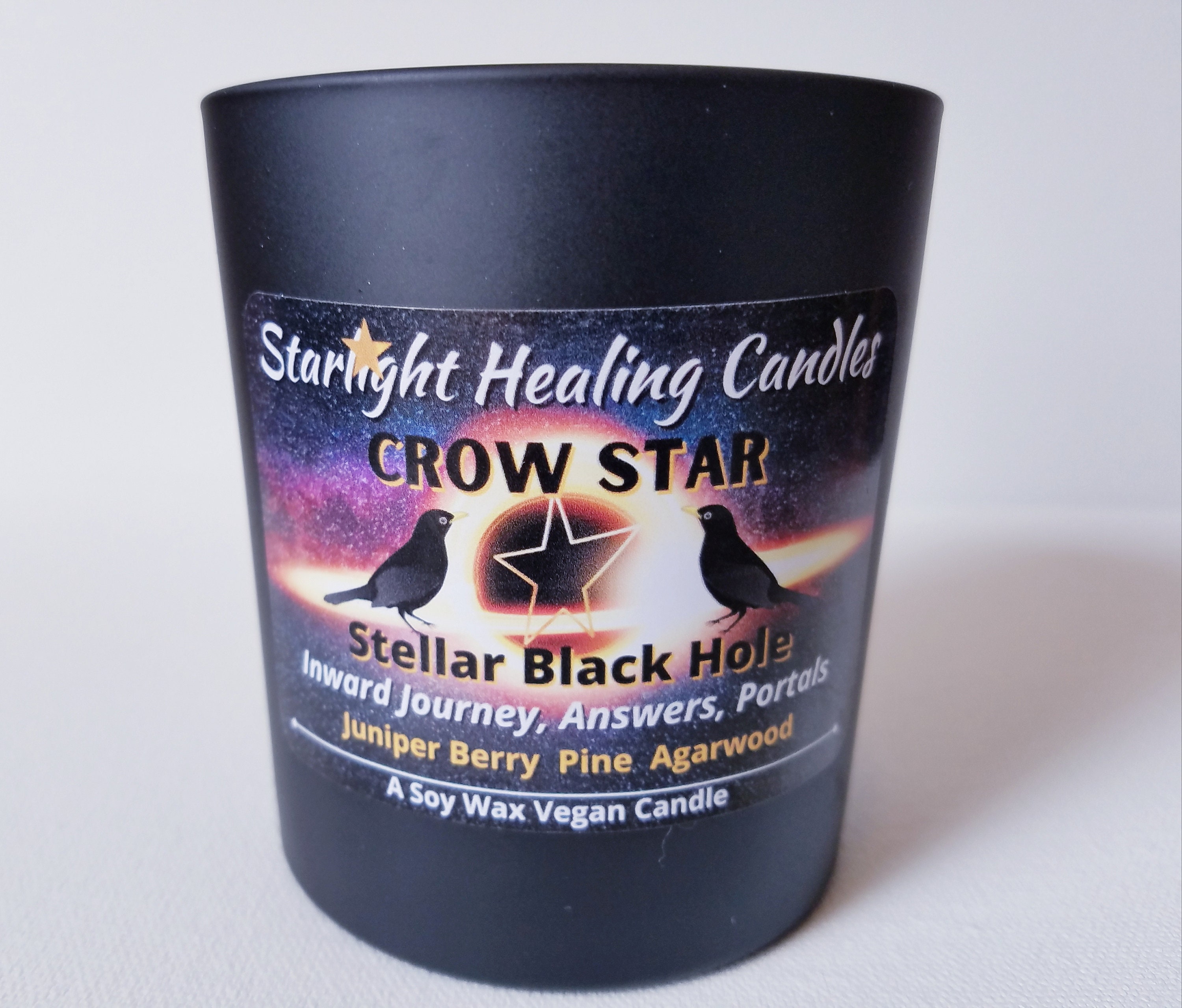 Starlight Healing Candles Crow Star for Inward Journey, Answers and ...