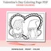 Valentine's Day Gnome Coloring Page | Printable Craft for Kids ...